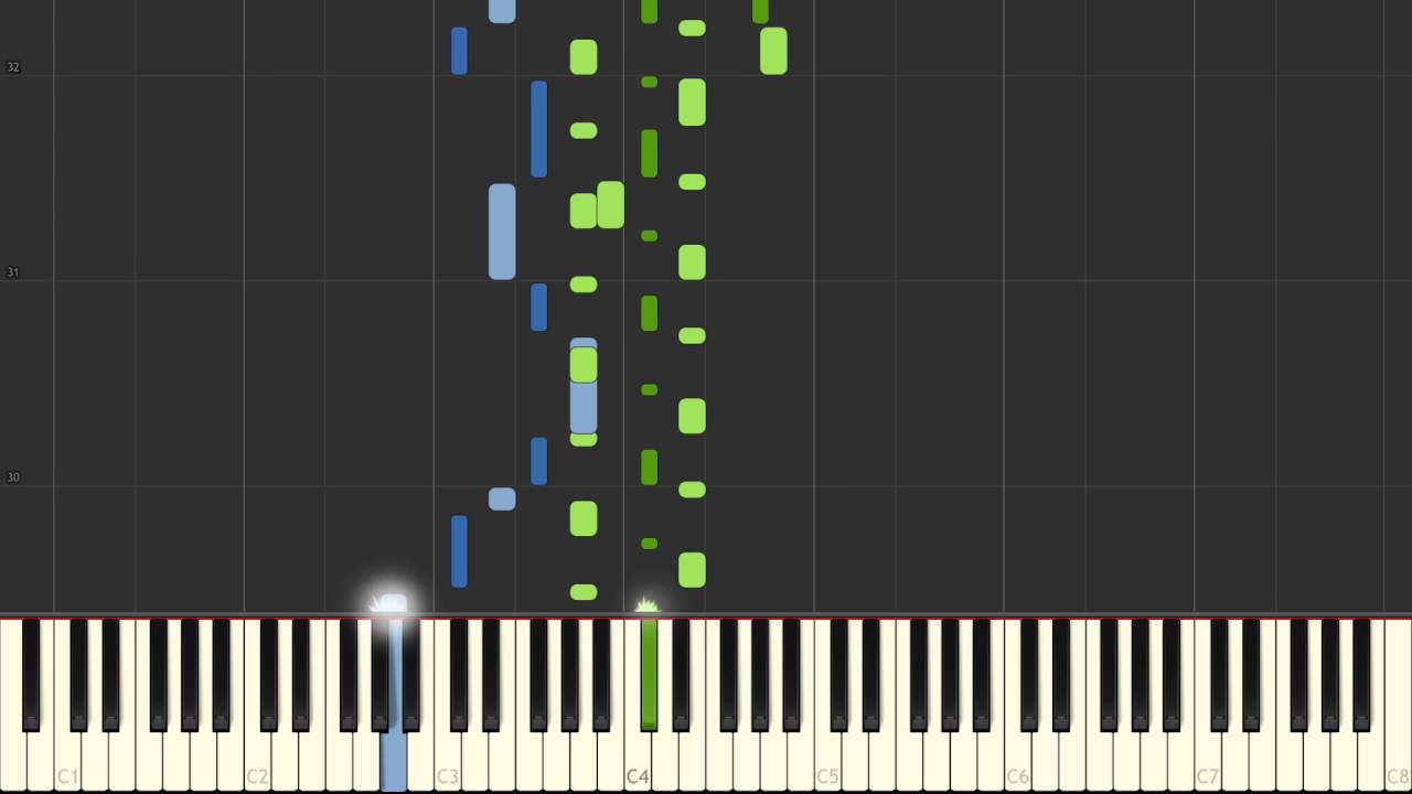 Main Theme - Mappy OST - Synthesia Tutorial