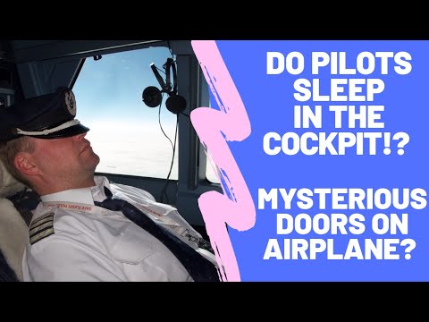 Do Pilots Sleep In Cockpit!?😴 Secret Doors for Pilot's Business Class Seats! |AVIFACT-3|Aviator Sam|
