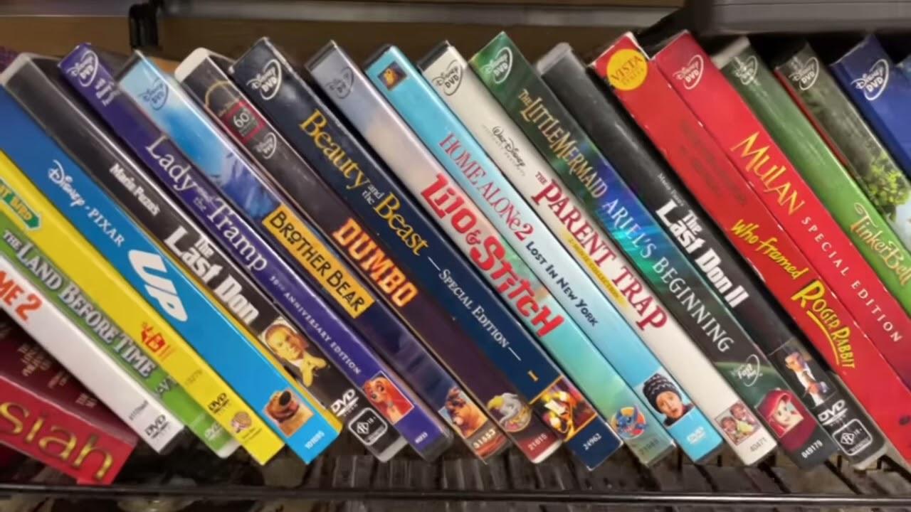 Thrift store dvds