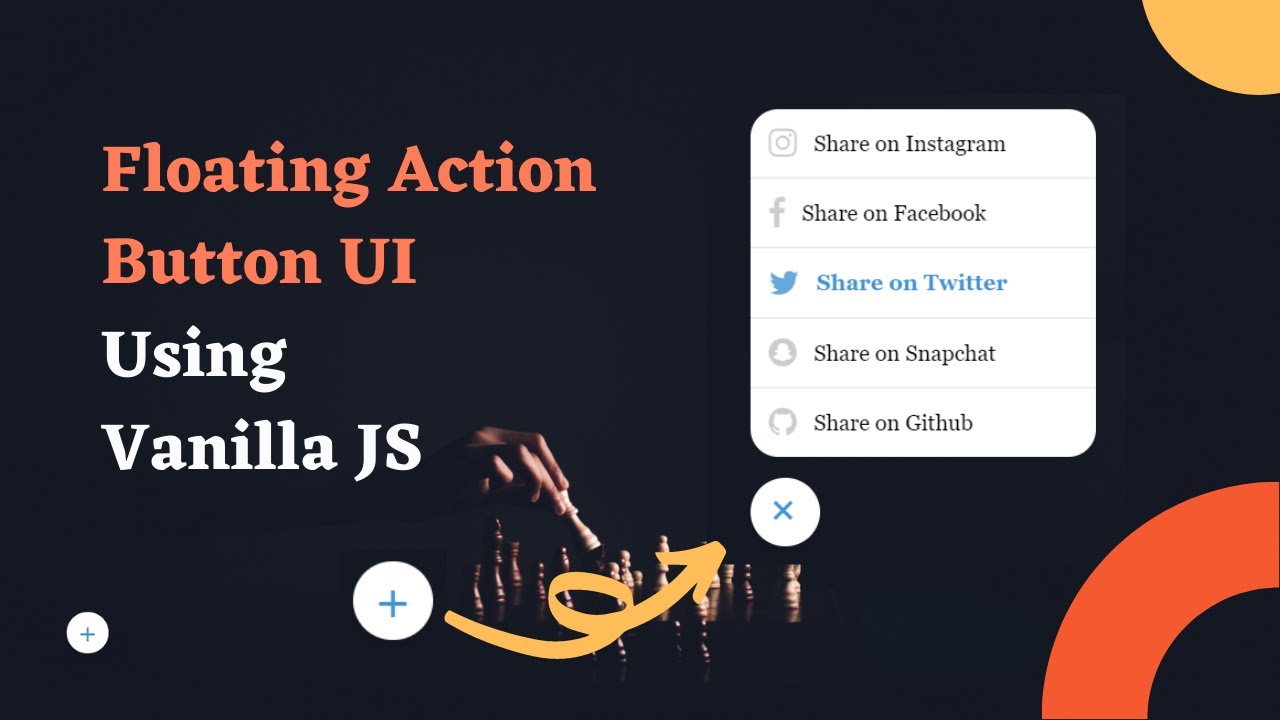 Floating Action Button UI Using HTML, CSS & Vanilla JS | THE WEBFIX