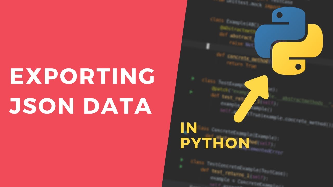 Exporting JSON - 1 Minute Python Tutorial #shorts