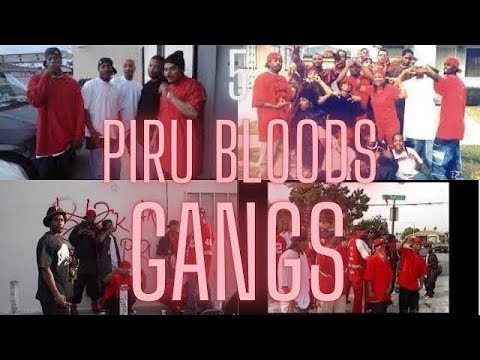 5 Piru (blood) Gangs In California (Re upload)