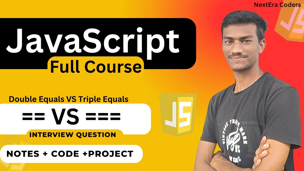== vs === in JavaScript | Double Equals vs Triple Equals | JavaScript Interview Questions Explained