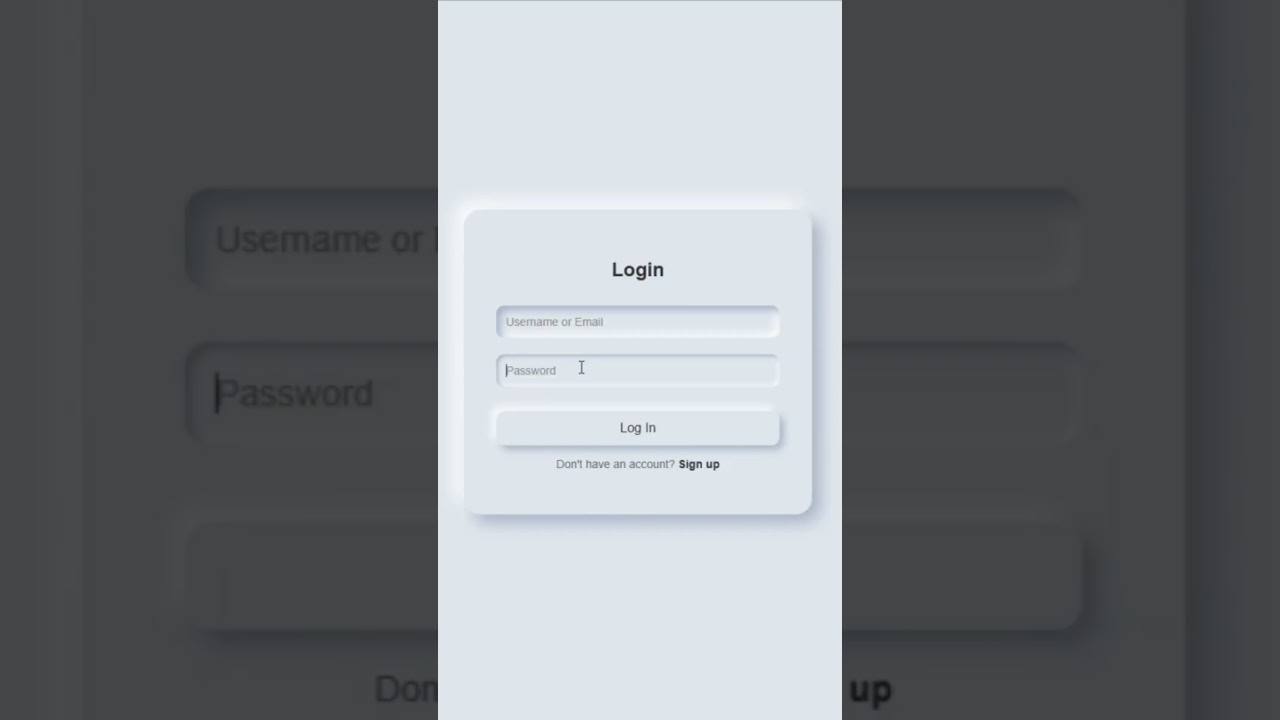 Day 1/50, 50 Unique Login Page Animations | HTML & CSS UI Challenge