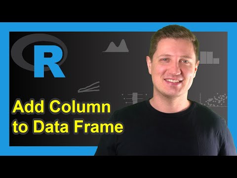 Add Column to Data Frame in R (3 Examples) | Append Vector as New Variable to Table | cbind Function