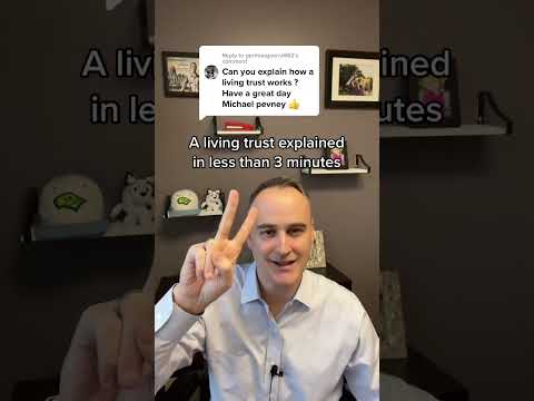 How does a living trust work