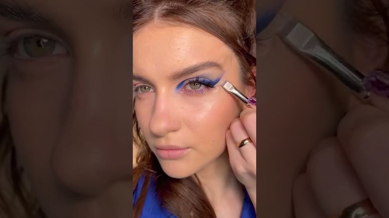 Stunning Blue Eyeshadow Makeup Tutorial