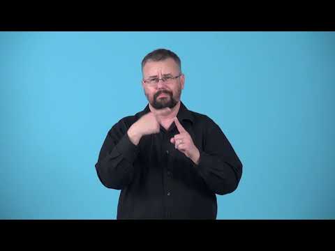 American Sign Language ASL Video Dictionary - blue sky