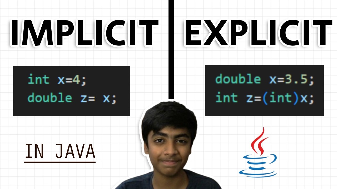 Understanding Type Conversion in Java - Implicit and Explicit type conversion