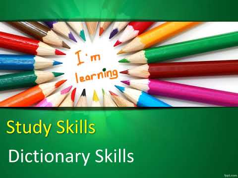 Dictionary Skills