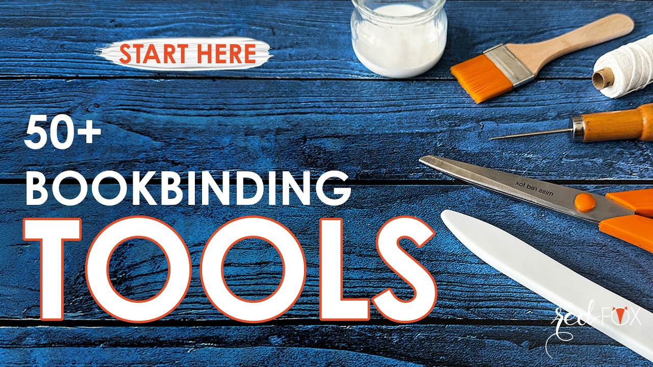My essential bookbinding kit - tools & materials