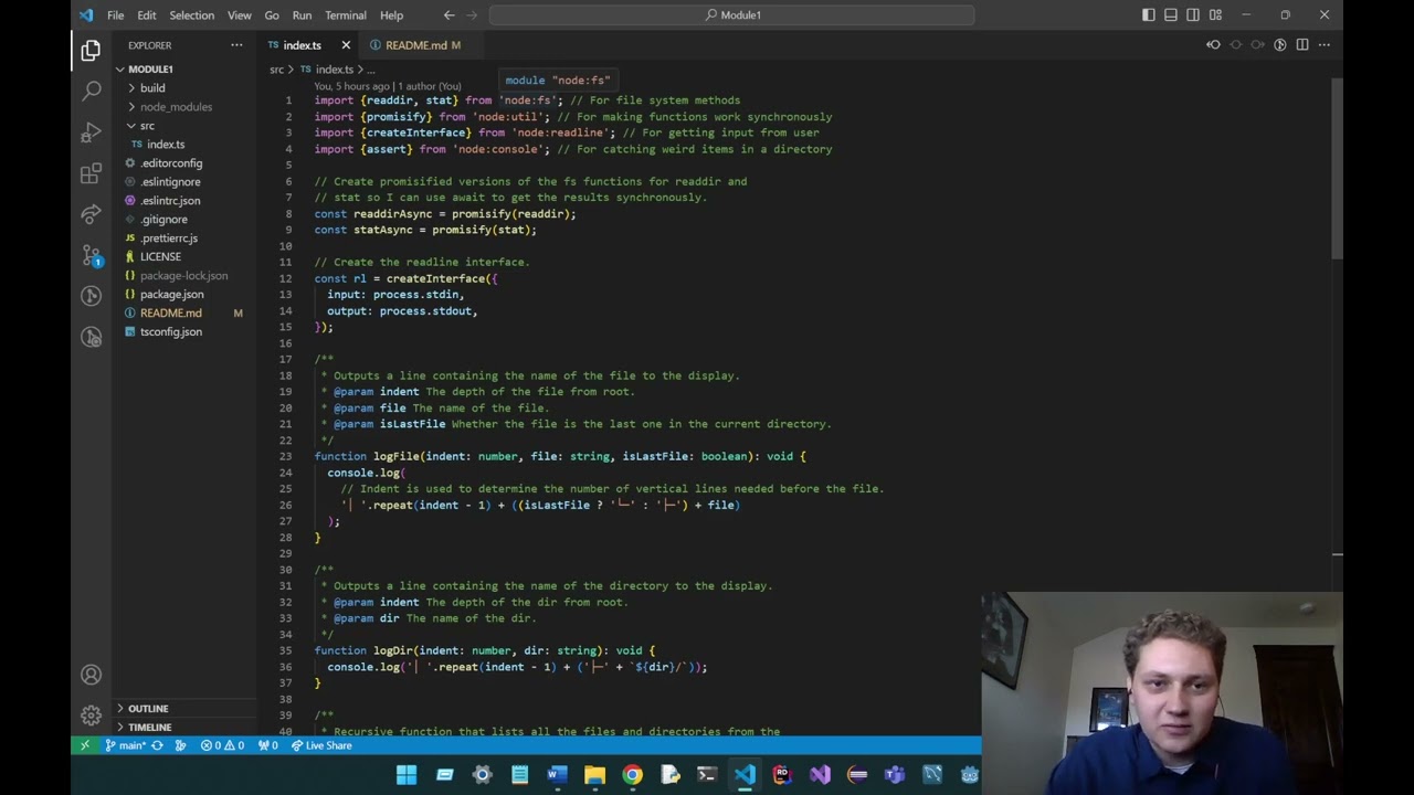 TypeScript Directory Scanner - Demonstration