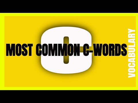 The Most common English words that begin with letter A.
