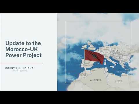 Morocco UK Power Project update - solar panels and wind farm