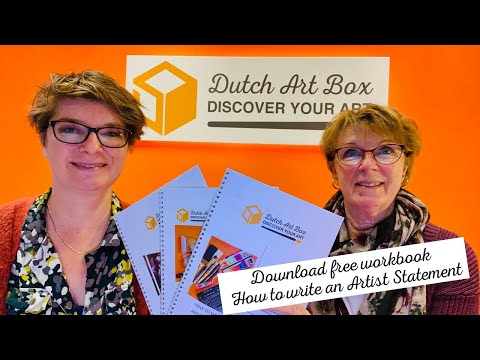 Download Free workbook - How to write an artist statement