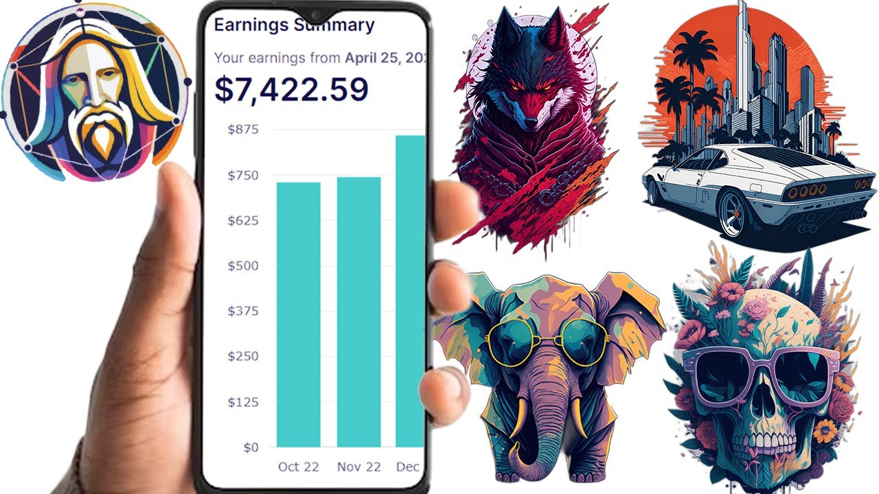 🔥Passive Income Using Leonardo.AI Print on Demand Tutorial