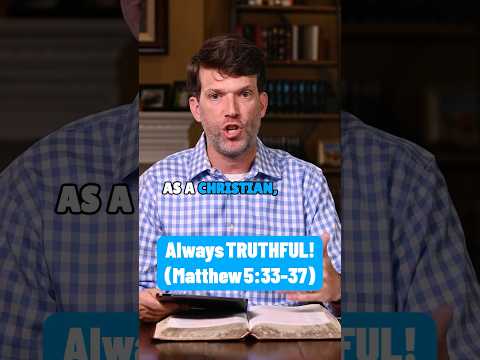 Always TRUTHFUL! GENUINE Righteousness (Matthew 5:33-37) #shorts