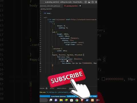 Icon hua glow With | HTML CSS