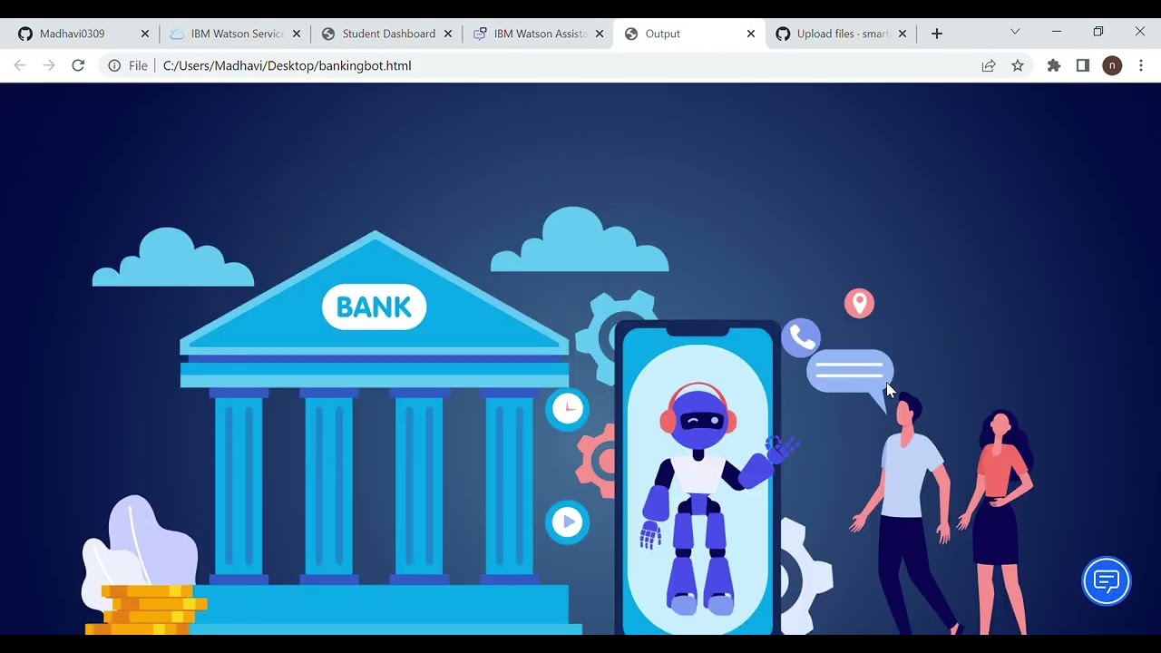 AI based banking chatbot using Watson assistant
