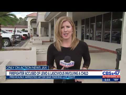Firefighter accused of lewd and lascivious involving a child