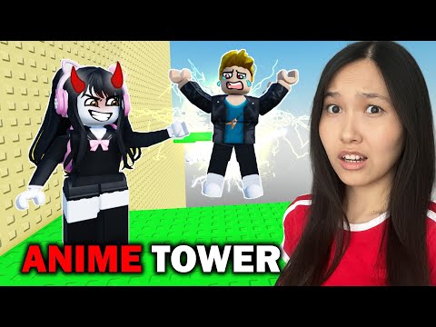 Trying NEW ANIME Roblox Troll Tower!