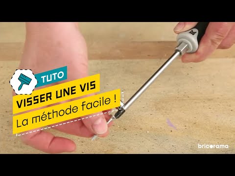 L'astuce pour visser une vis facilement ! Bricorama