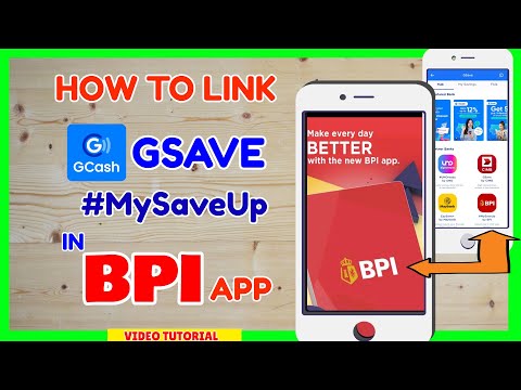 How to LINK MySaveUp BPI GCash to BPI App | GCash GSave BPI MySaveUp