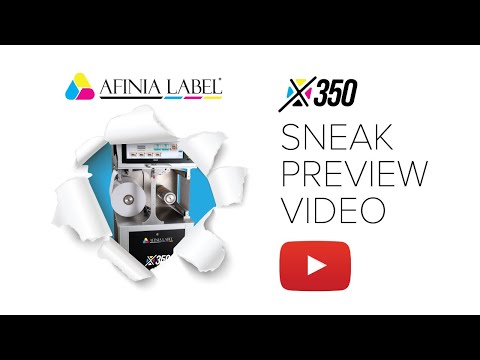 X350 Digital Roll-to-Roll Press SNEAK PREVIEW » For labels and flexible packaging