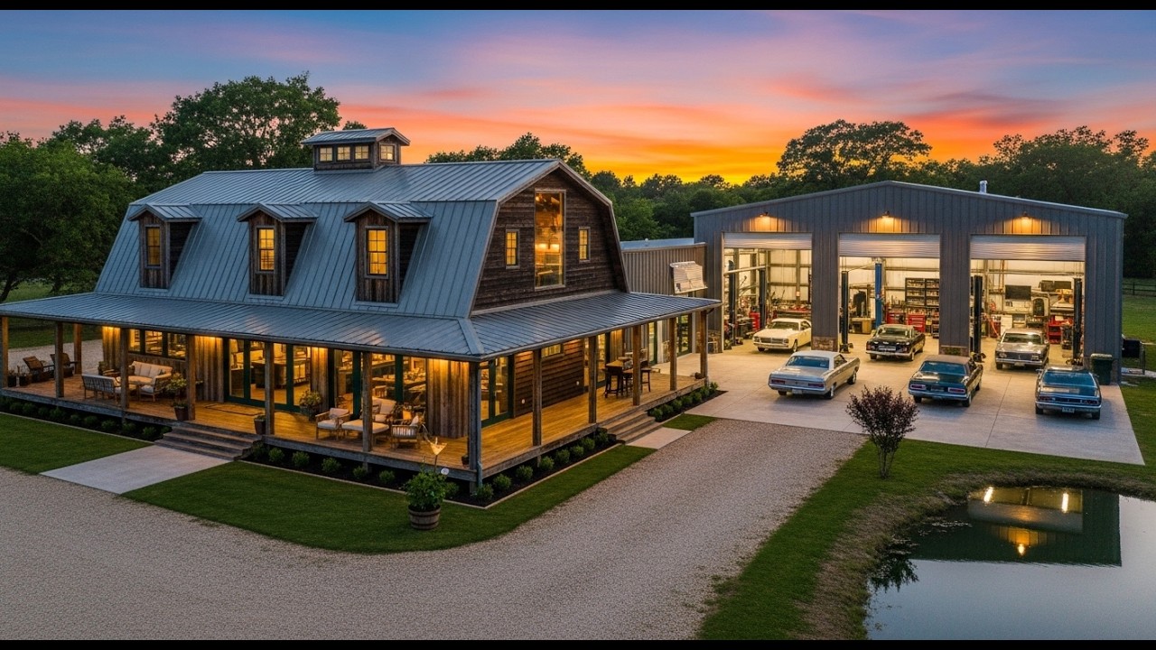The Ultimate Barndominium with Workshop Tour