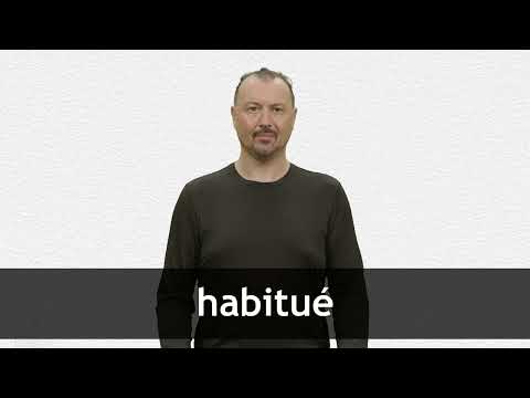 English Translation of “HABITUÉ” | Collins French-English Dictionary