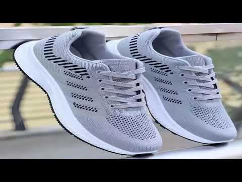 2025 Men's shoes, casual shoes, fashionable sports shoes, breathable running shoes, outdoor walkin