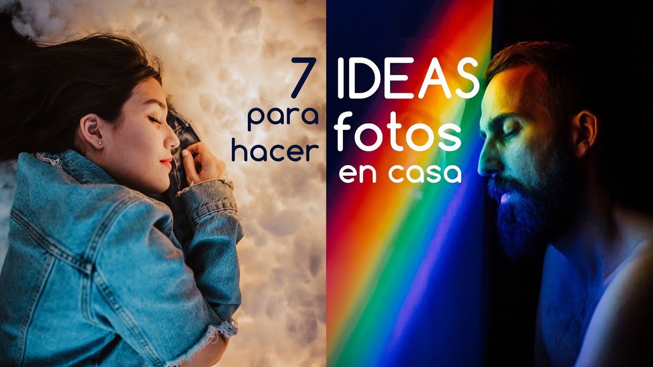 📸 7 IDEAS para hacer FOTOS pro en CASA ►► ideas CREATIVAS que NO CONOCES