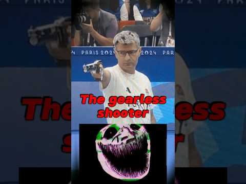 Paris Olympics 2024: Air pistol shooting - Turkey's Gearless shooter 🇹🇷 #olympics #shorts #edit