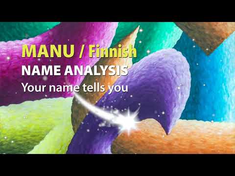 MANU Name Analysis / Your name tells you