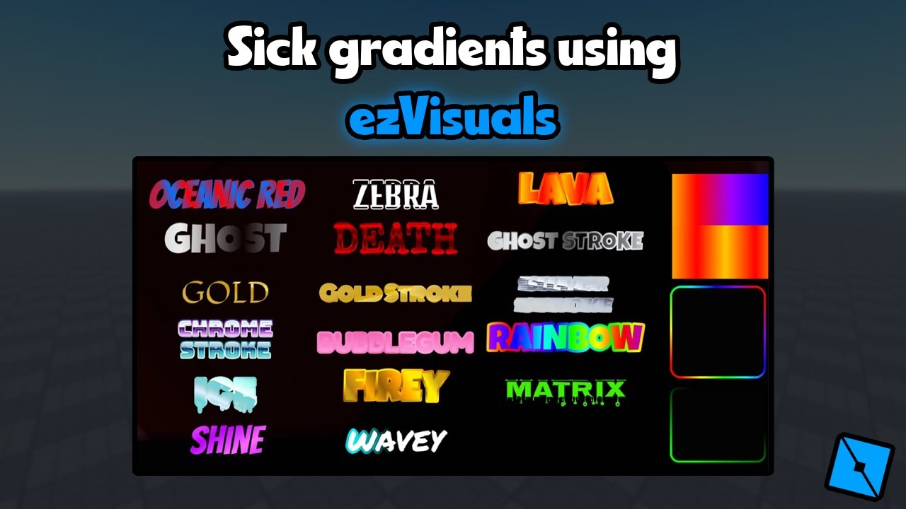Make SICK Gradient Animations with ezVisuals! | (Roblox Studio)