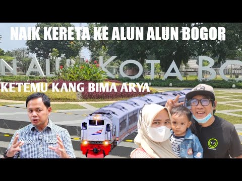 JALAN JALAN KE ALUN ALUN BOGOR  NAIK KERETA | KETEMU WALIKOTA KANG BIMA ARYA
