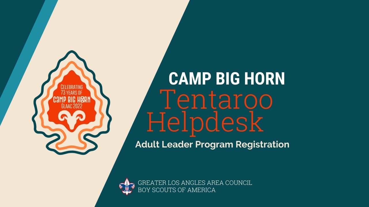 Adult Leader Program Registration - Tentaroo Helpdesk