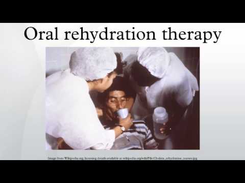 Oral rehydration therapy