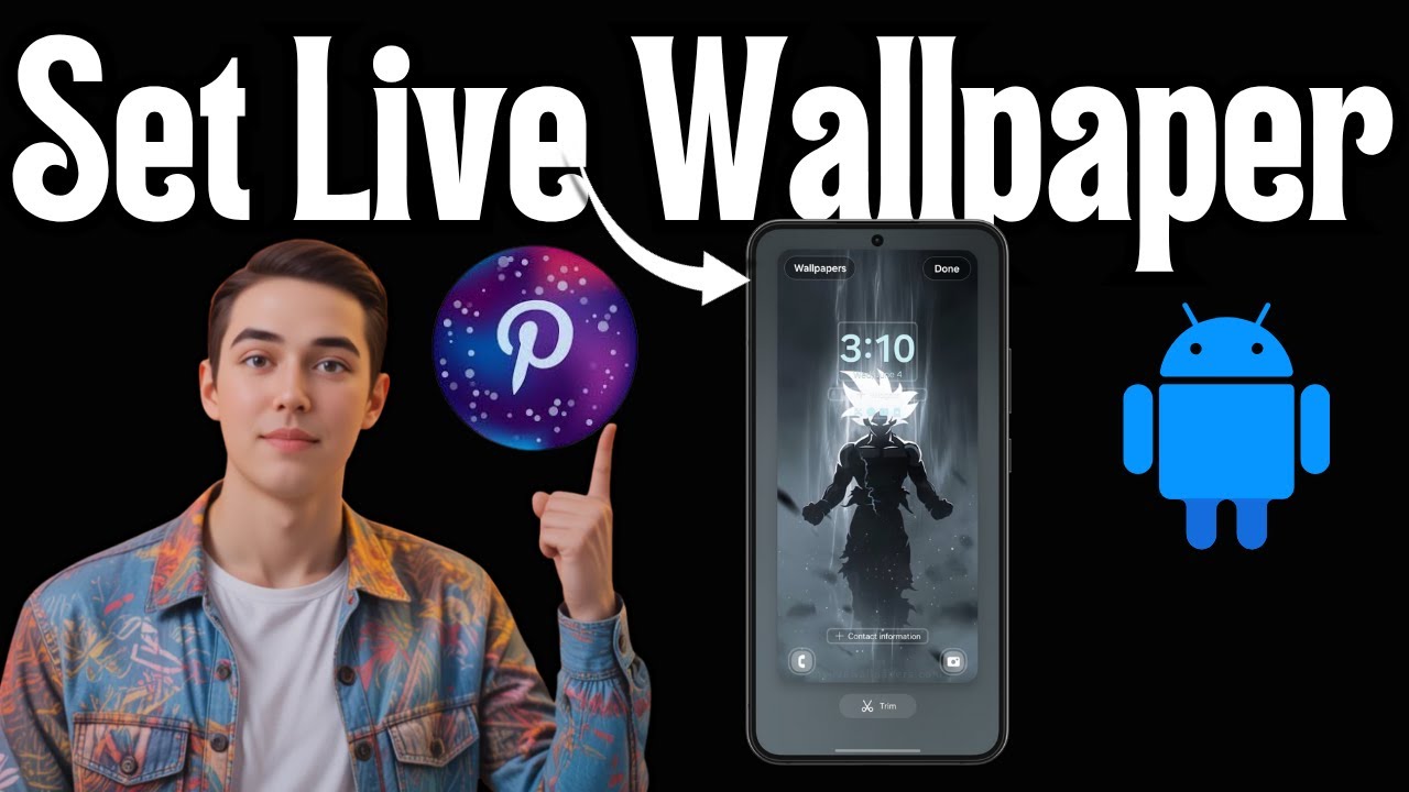 How To Set Live Wallpaper on Android from Pinterest - Full Tutorial