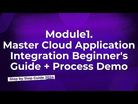 Module 1. Cloud Application Integration Introduction |Process| in Informatica Cloud 2024