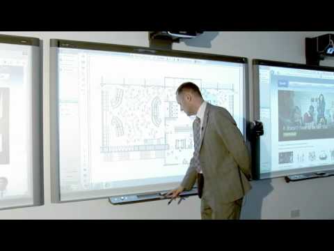 Writing over PDFs on a SMART Board interactive whiteboard