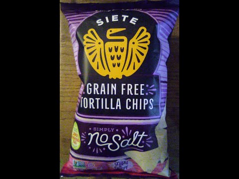 Siete Grain-Free Simply No Salt Tortilla Chips