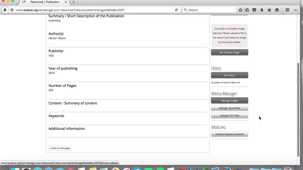 SuSanA Partner Profile Part 10: Publications (SuSanA Library)