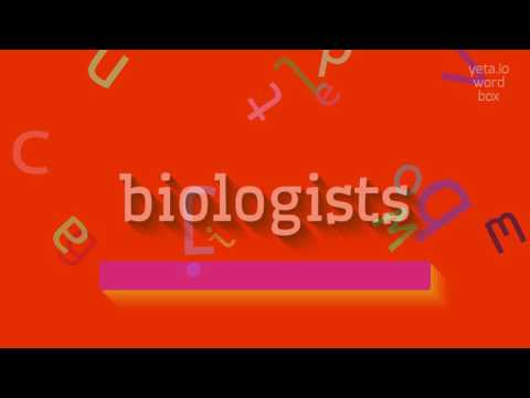 HOW TO SAY BIOLOGISTS? #biologists