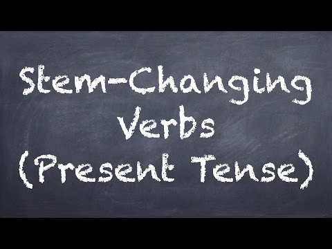 Stem-Changing Verbs - German 1 WS Explanation - Deutsch lernen