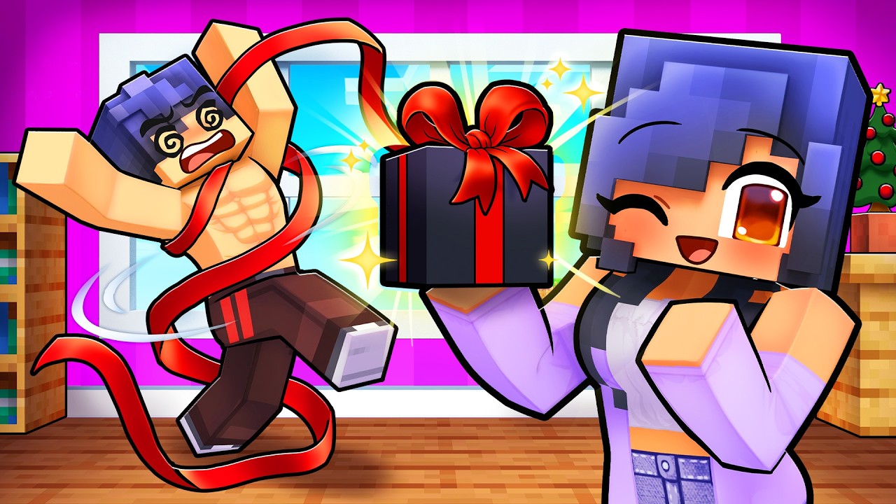 Making my FRIENDS into PRESENTS in Minecraft!
