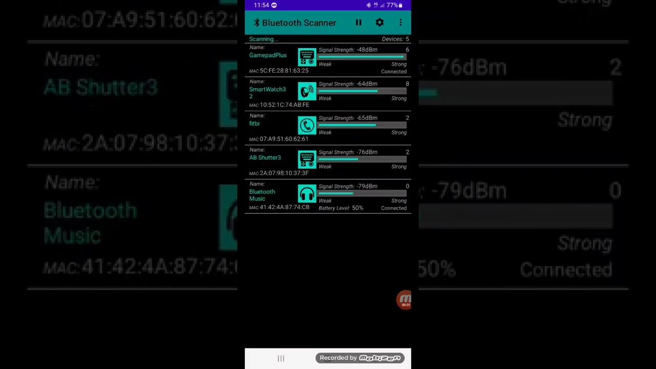 Bluetooth Scanner - Finder Demo