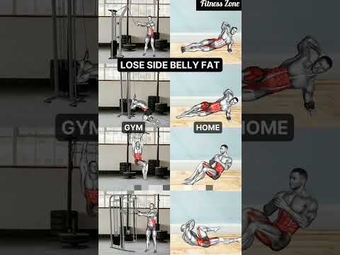 "Effective Exercises to Lose Side Belly Fat: At Home & Gym Routine" #fitness #losebellyfat