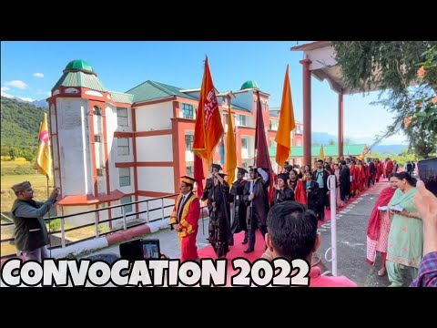 CONVOCATION 2022 SSU Palampur || 2nd Convocation || 2022 || SSGI || College Life