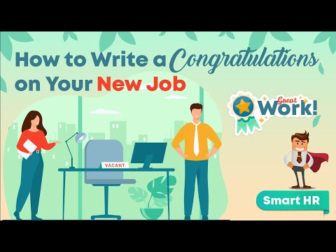How to Write a Congratulations on Your New Job | @SMARTHRM